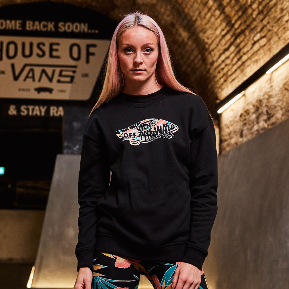 Womens Clothing - Vans Tropic OTW Crew - Black - VN0A31P6BLK | Pro ...