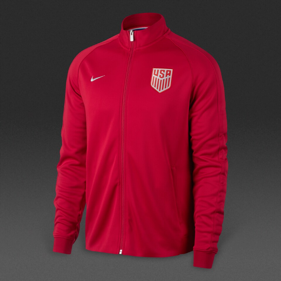 Nike USA 17/18 Authentic Track Jacket - Mens Replica - Jackets - Gym ...
