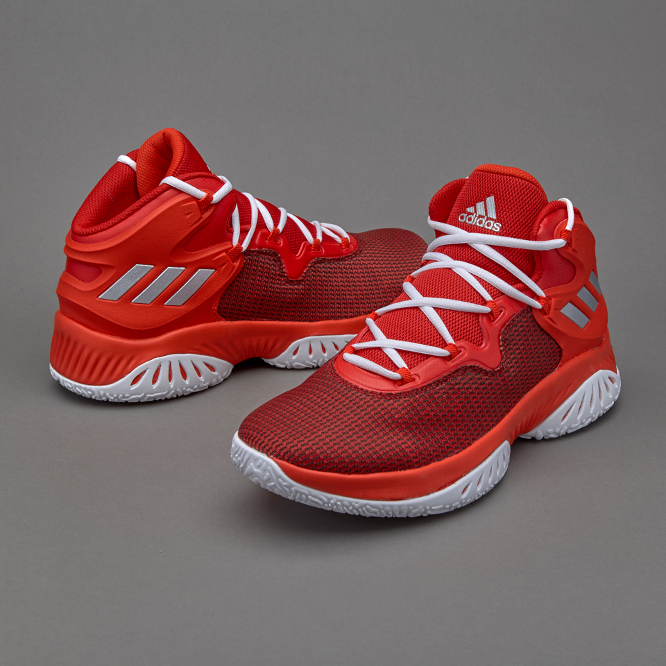 Mens Shoes - adidas Explosive Bounce - Scarlet/Silver Met./Core Red S17 ...