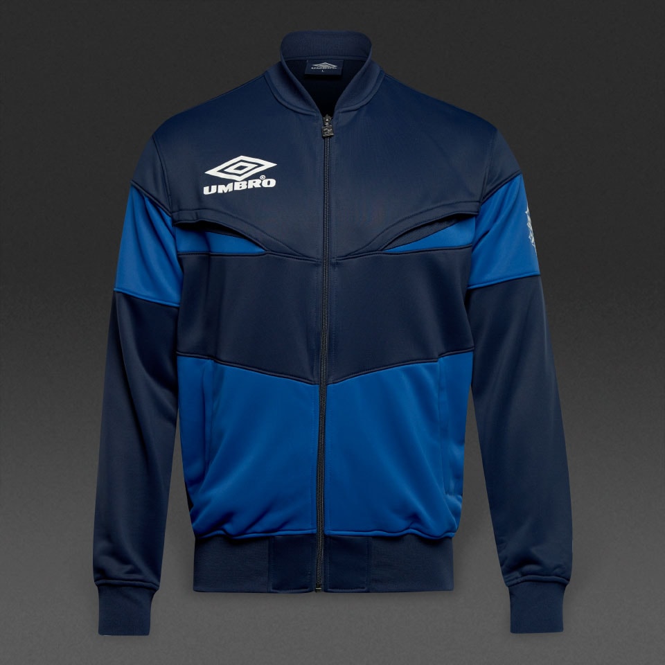 Umbro Pro Training Rapide Tricot Bomber Jacket - Mens Clothing - Navy