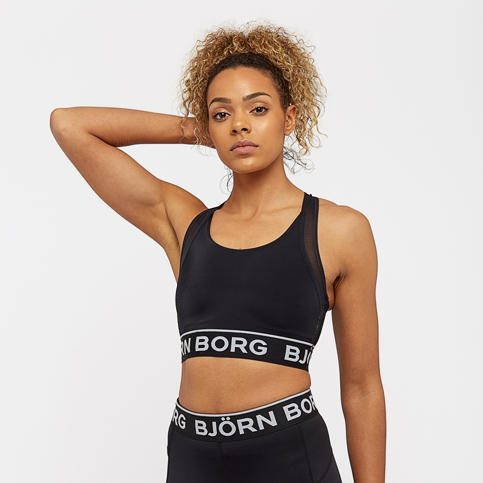 Bjorn Borg Womens Noos Solids Bianca Sport Top - Black Beauty - Womens ...