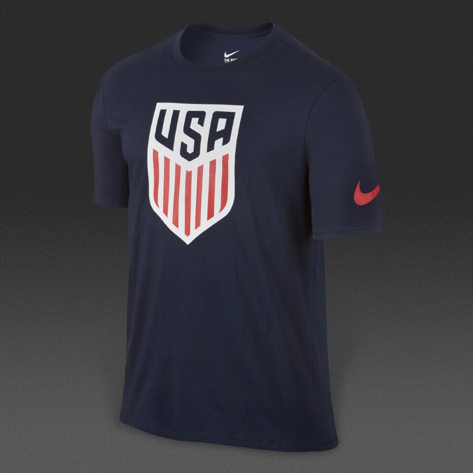 Nike USA Crest Tee - Mens Replica - T-Shirts - 742173-451 - Obsidian ...
