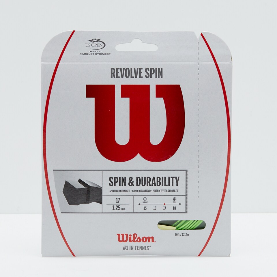 Wilson Revolve Spin Green 17 Set - String | Pro:Direct Tennis