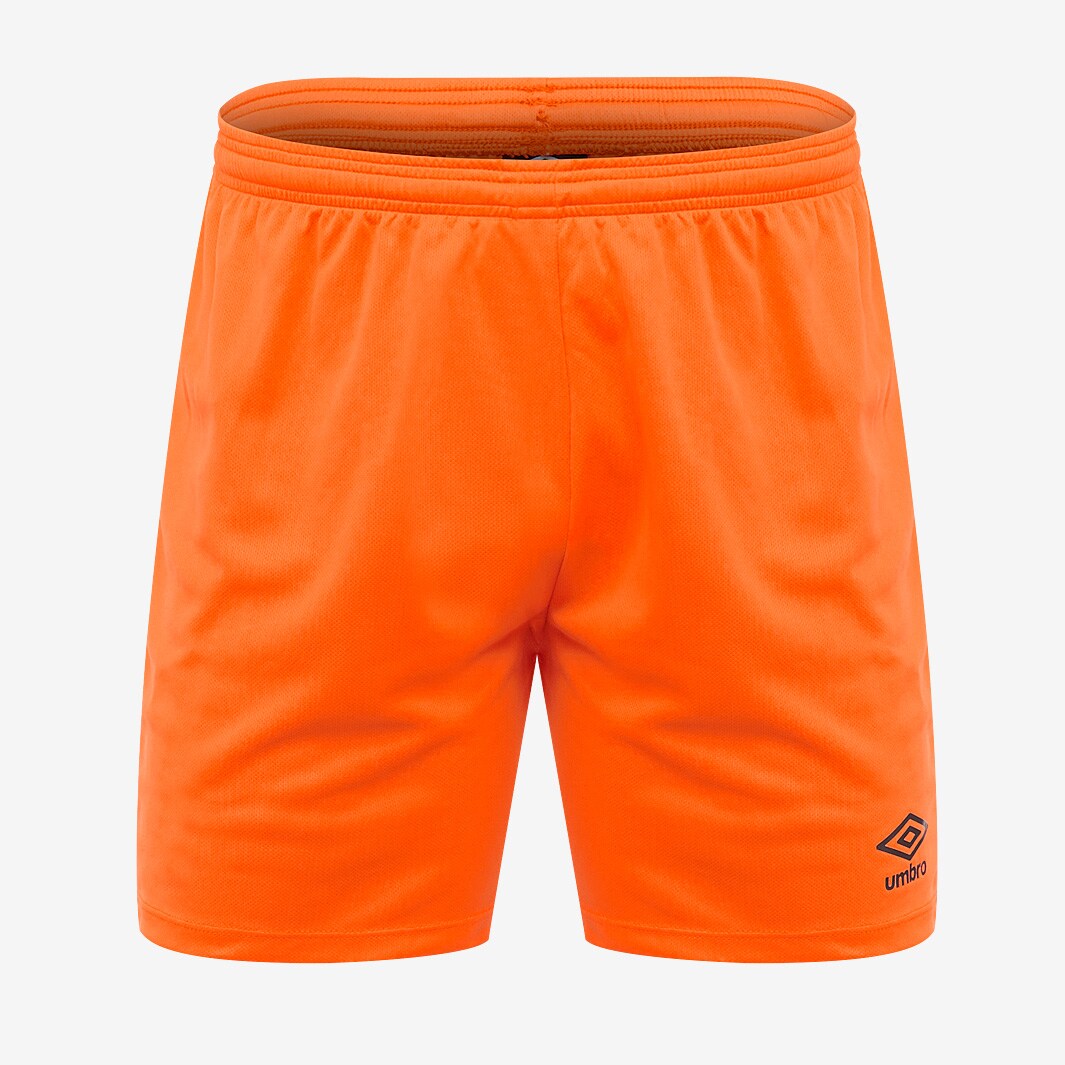 Umbro Club Shorts - Mens Football Teamwear - 64505U-371 - Shocking Orange