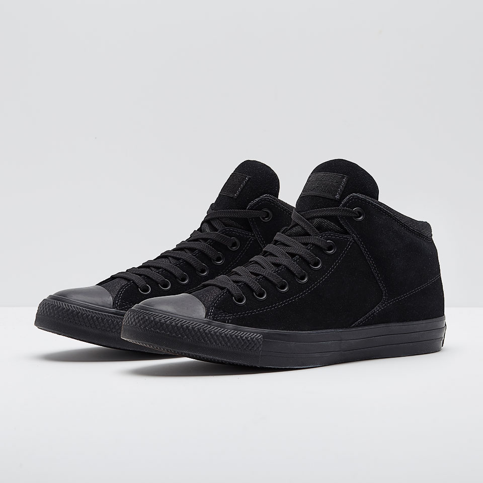 Mens Shoes - Converse Chuck Taylor All Star High Street - Hi - Black ...