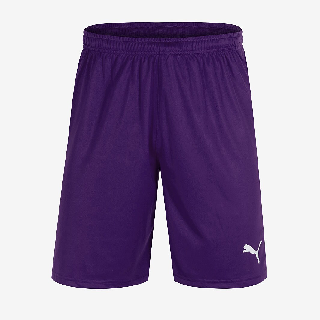 Mens Football Teamwear - Puma LIGA Short - Prism Violet/Puma White ...