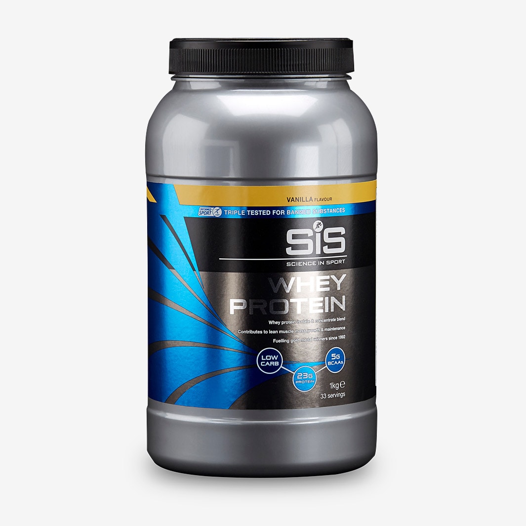 SiS Whey Protein - Vanilla - 1kg - Nutrition - Muscle Growth - Powder ...
