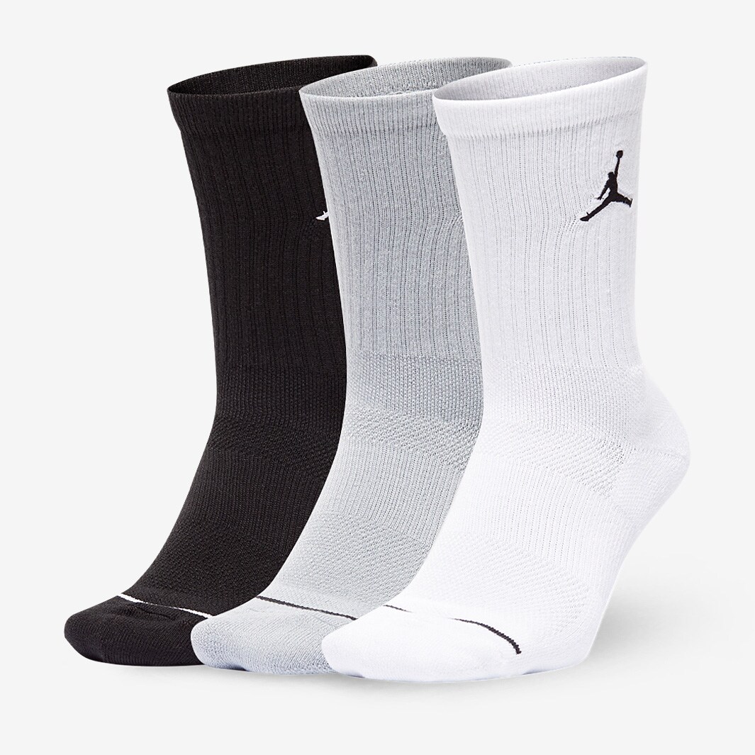 Mens Clothing - Jordan Everyday Max Crew Sock 3 Pack - Black - Socks ...