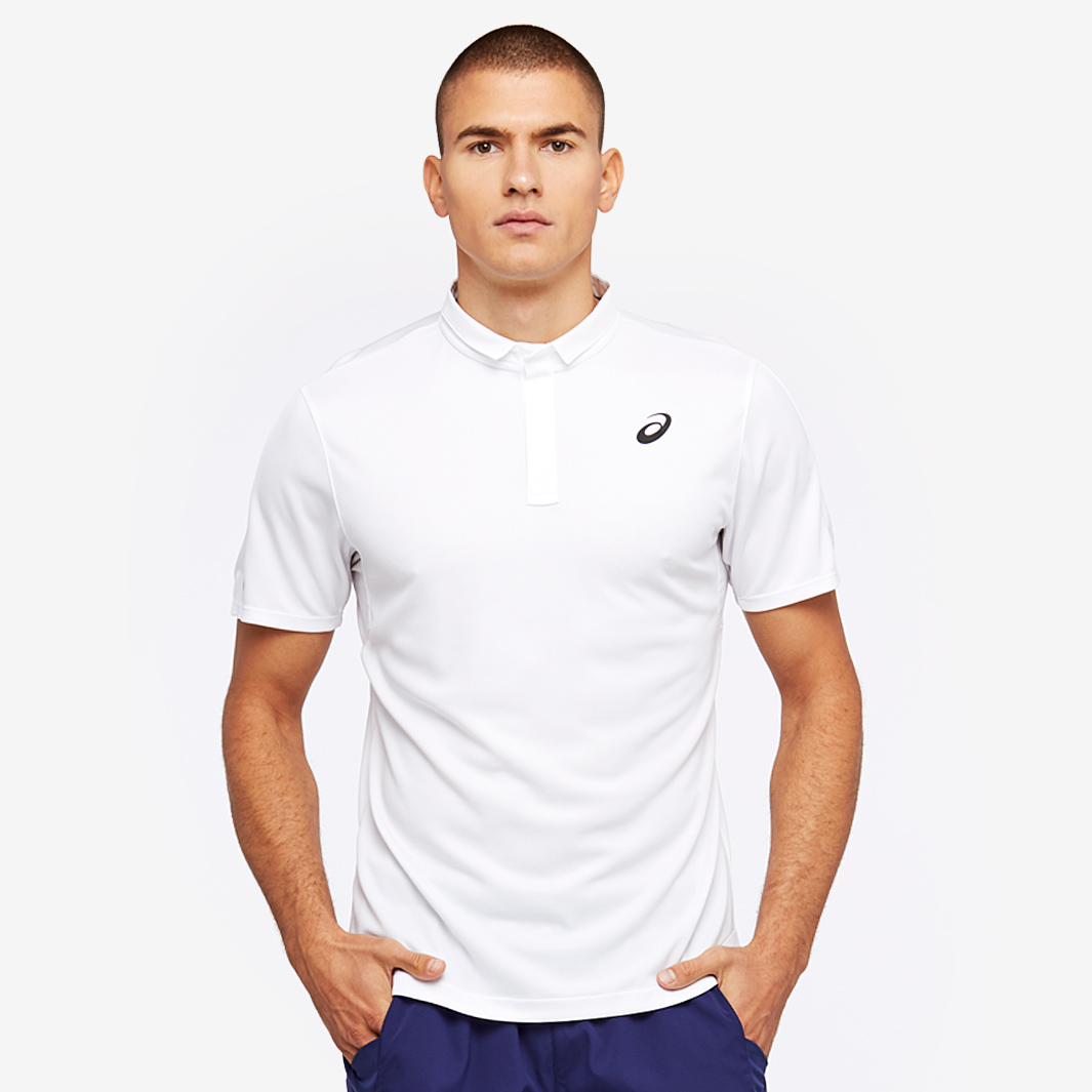Asics Club Polo - Brilliant White - Mens Clothing