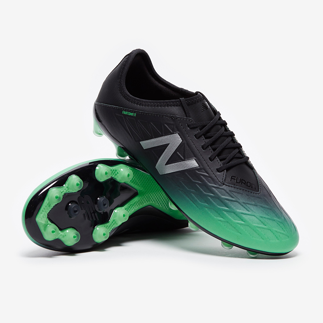 New Balance Furon V5 Destroy AG - Black/Green - Artificial Grass - Mens ...