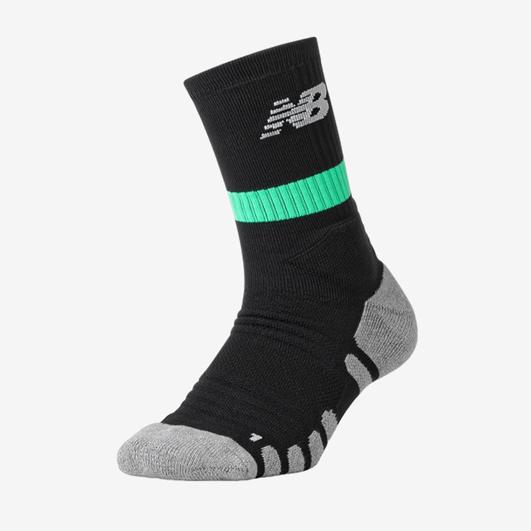 New Balance Elite Tech Training Ankle Sock - Neon Emerald/Black - Socks - Mens Clothing | Pro ...