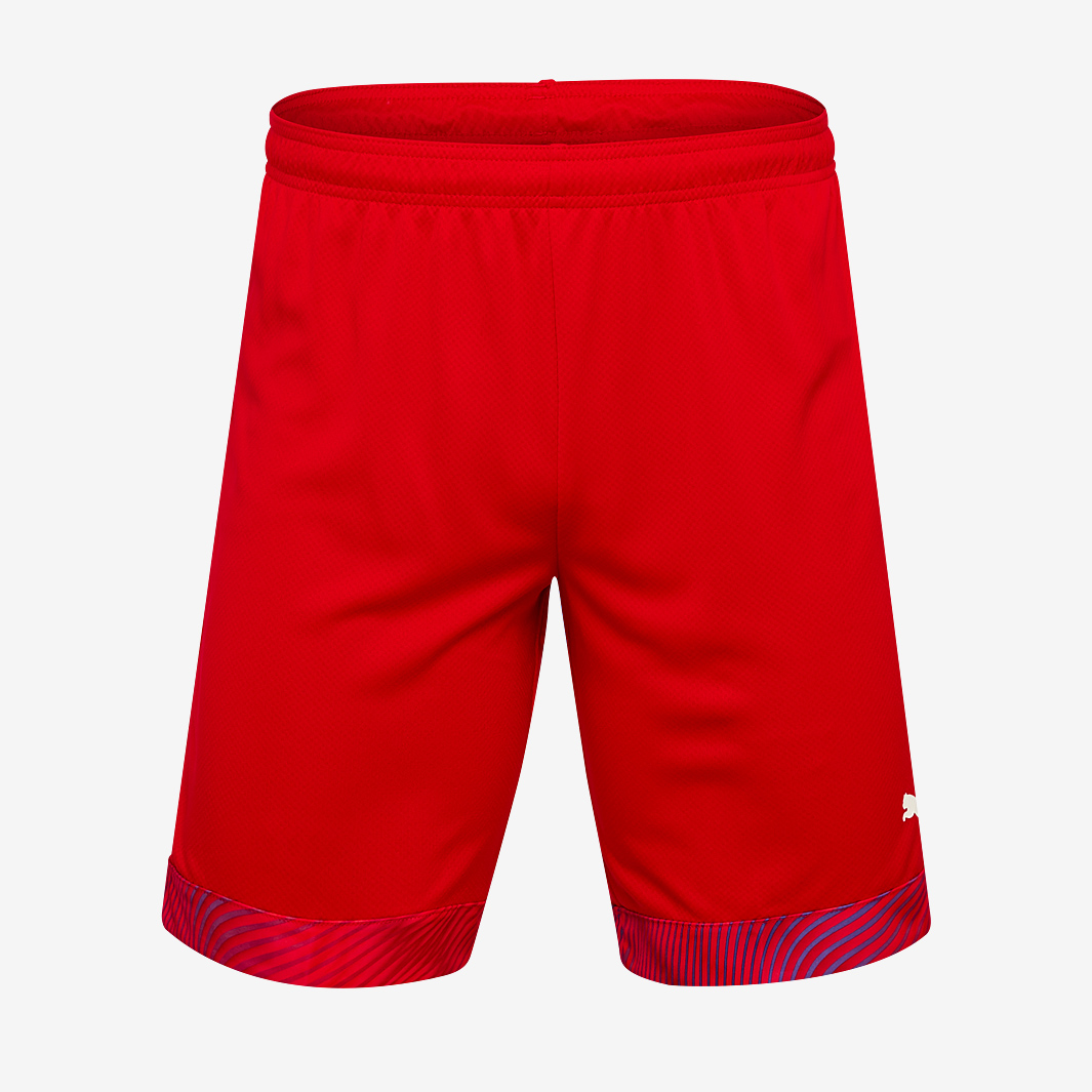 Puma Cup Short - Puma Red/Puma White - Mens Football Teamwear - Shorts