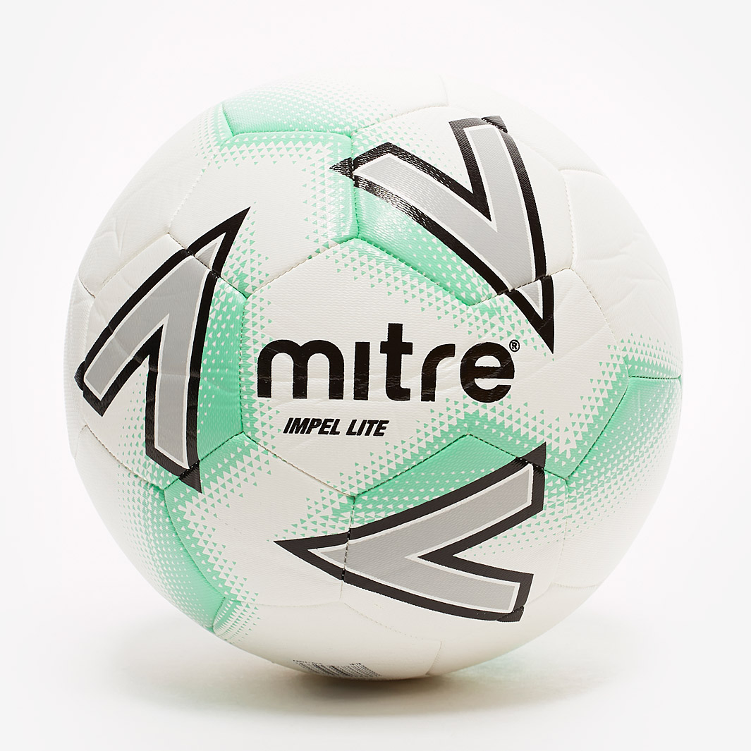 Ballon de foot Mitre Impel Lite 360 - Blanc/Vert - Ballons de football ...