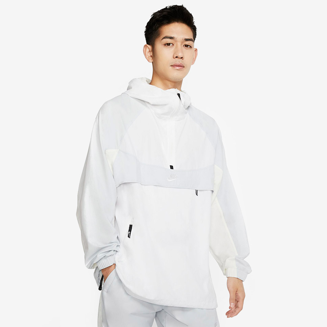 Nike Sportswear Re-Issue Jacket Woven - White / Pure Platinum - Mens ...