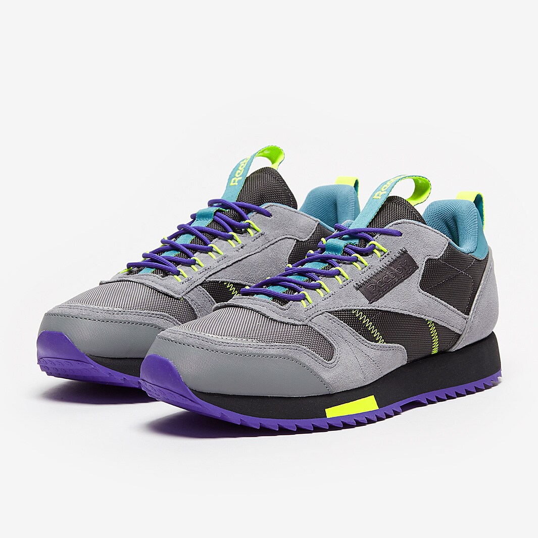 Reebok CL Leather Ripple Trail - True Grey/Mineral Mist - Mens Shoes ...