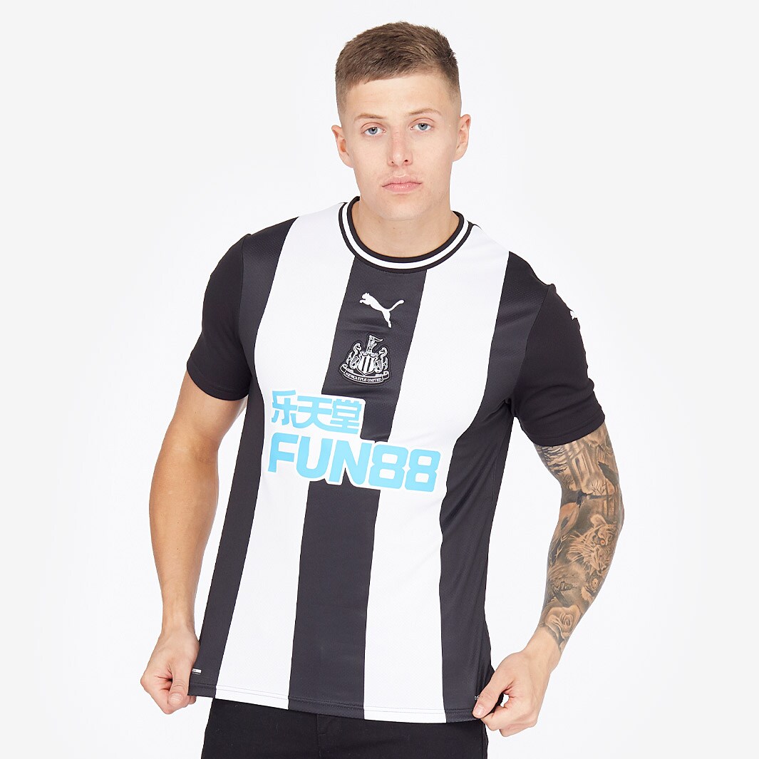 Puma Newcastle United 19/20 Home Jersey SS - Puma White/Puma Black ...