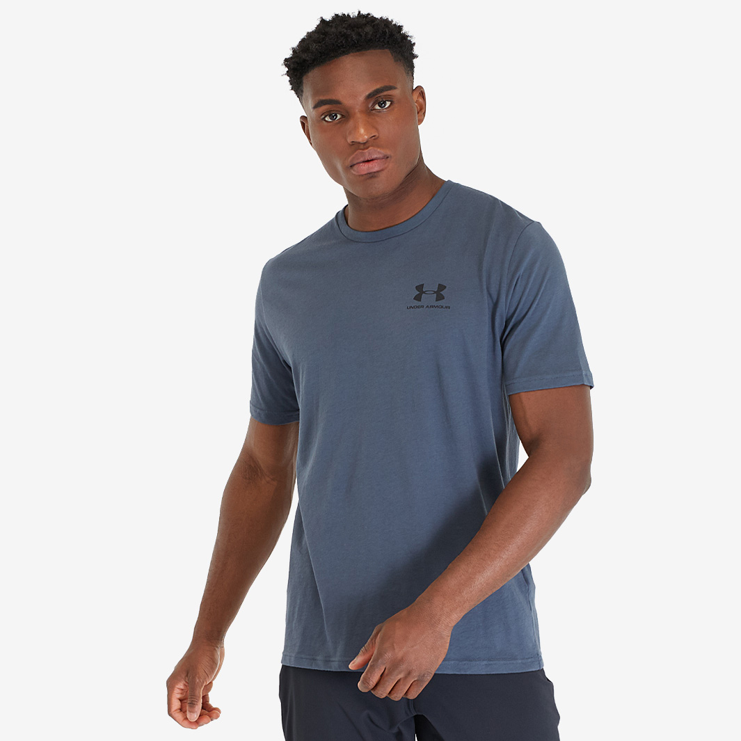 Under Armour Sportstyle Left Chest Short Sleeve - Wire / / Black - Mens ...