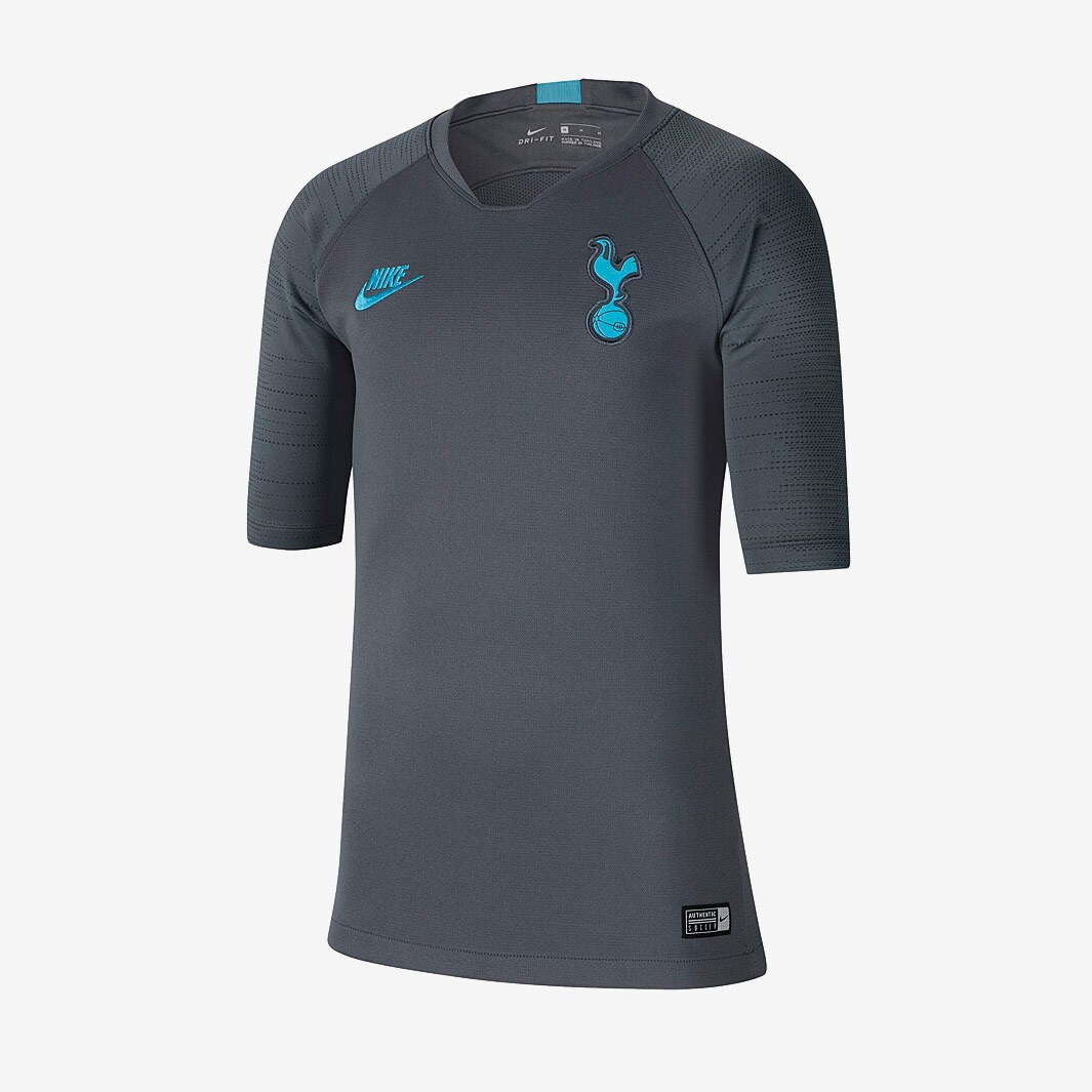Nike Tottenham Hotspur 2019/20 Breathe Strike Top SS - Flint Grey/Dark ...