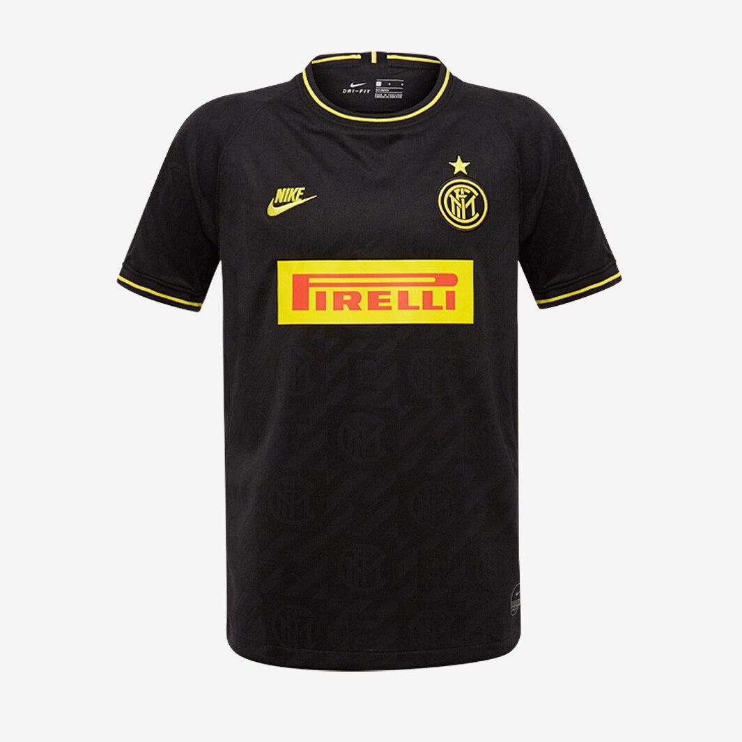 Nike Kids Inter Milan 2019/20 Third Stadium Jersey SS - Black/Tour ...