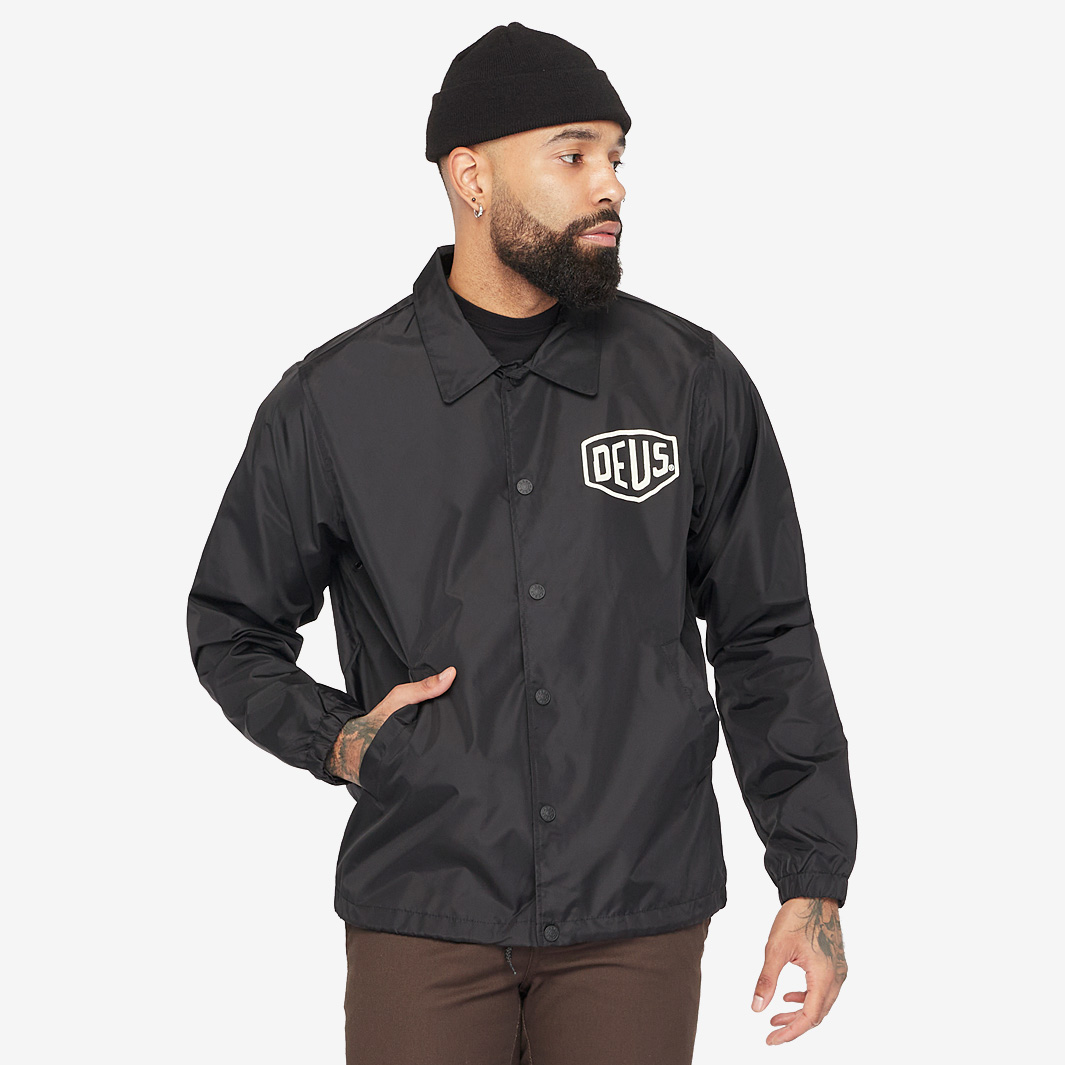 Deus Ex Machina Venice Coach - Black - Mens Clothing