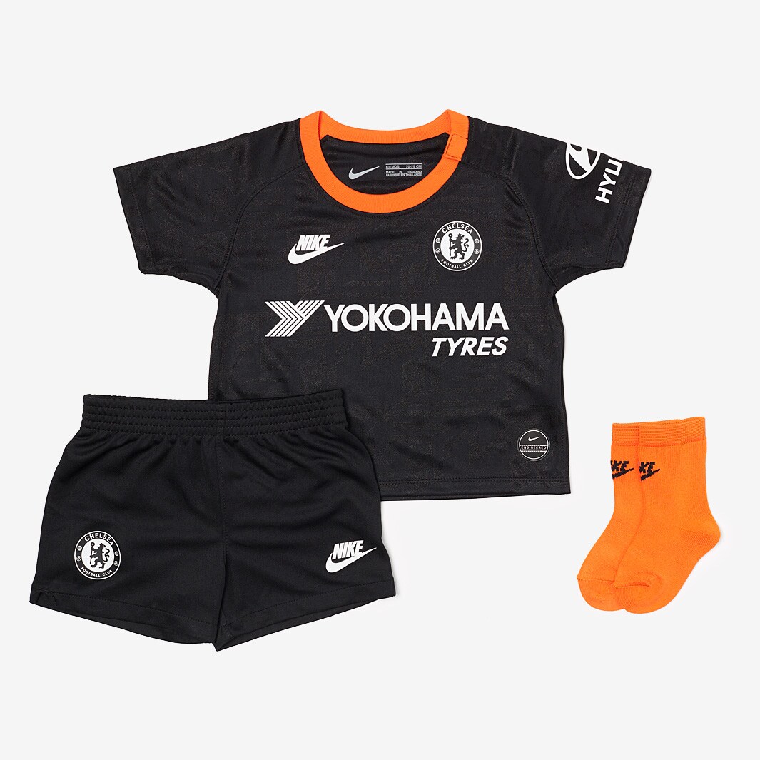 Nike Chelsea 19/20 Infants Third Kit - Black/White - Boys Replica ...