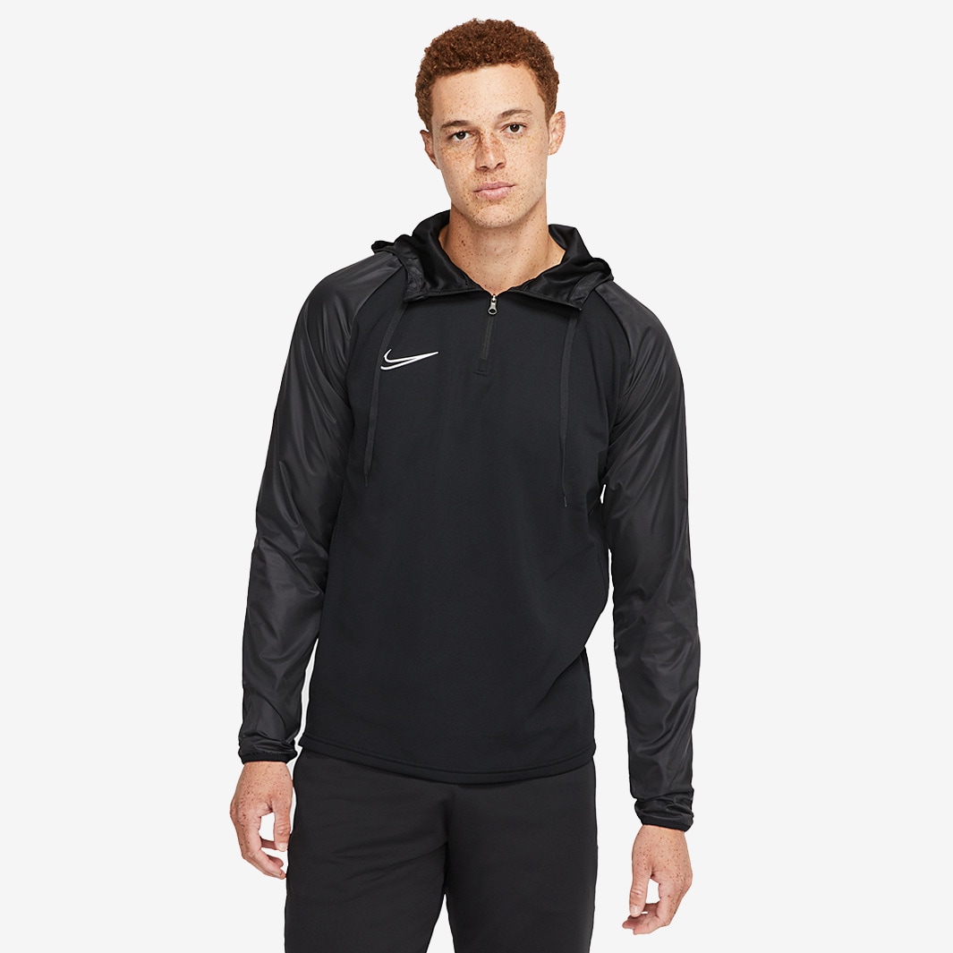 Nike Dry Repel Academy Drill 19 - Black/Black/Reflective Silver ...