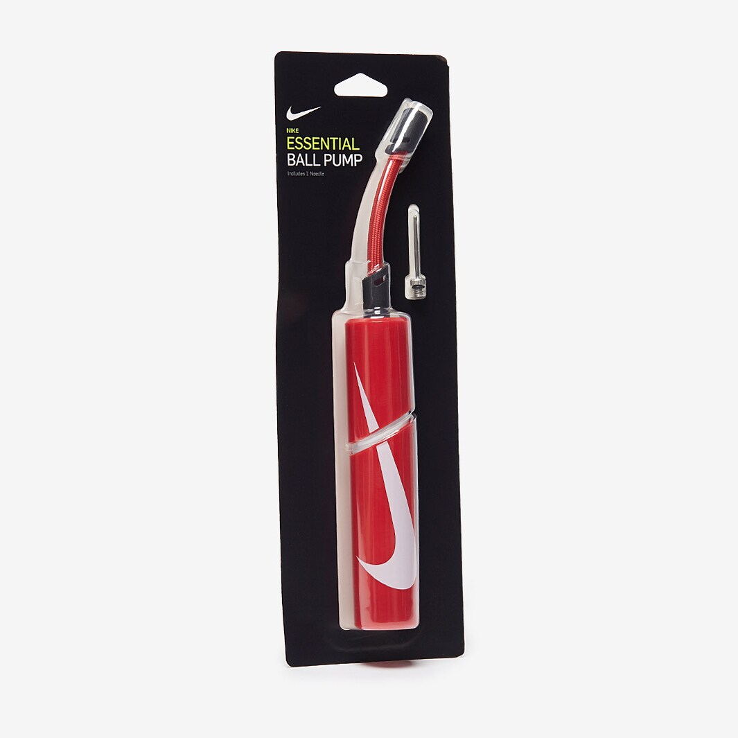 Nike Essential Ball Pump - Uni Red/White/White - Accessories - Pump ...