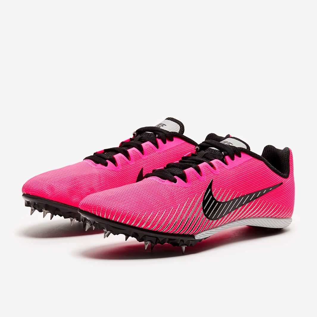Nike Zoom Rival M 9 - Pink Blast/Metallic Silver-Black - Mens Shoes