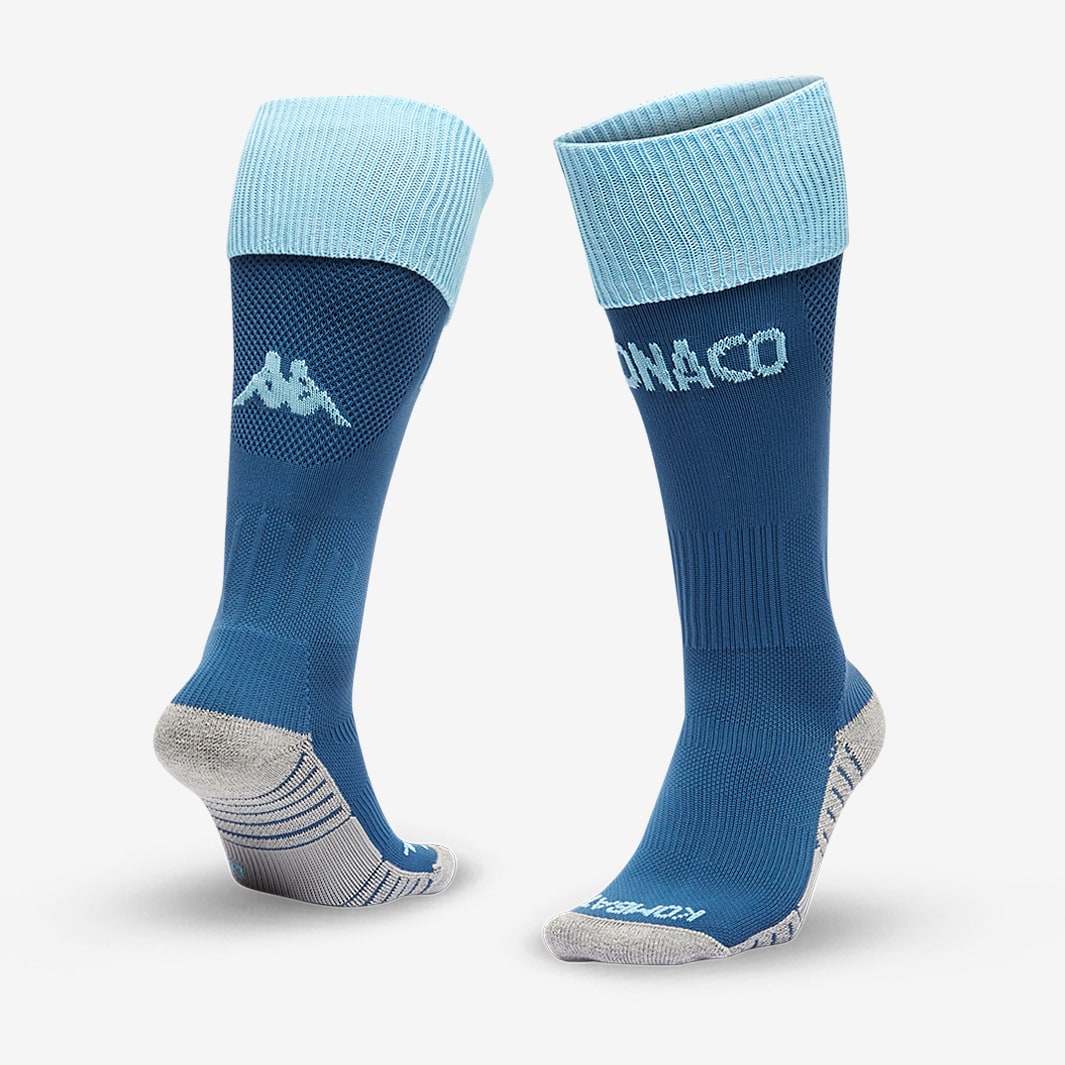 Kappa AS Monaco 19/20 Third Socks - Blue Sea - Mens Replica - Socks