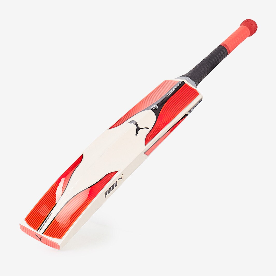 Puma evoSPEED 6.17 Cricket Bat - White/Fiery Coral/Black - Cricket Bats ...