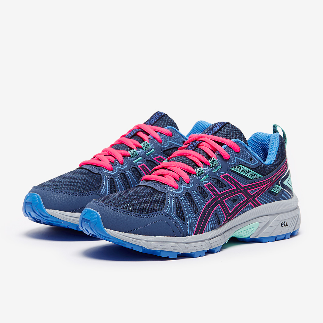 ASICS Girls Venture 7 GS - Peacoat/Hot Pink - 1014A072-400 | Pro:Direct ...