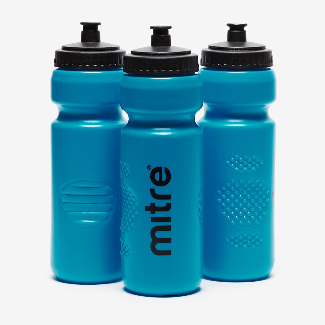 Mitre Plastic Crate +8 Bottles - Cyan/Black - Accessories | Pro:Direct ...