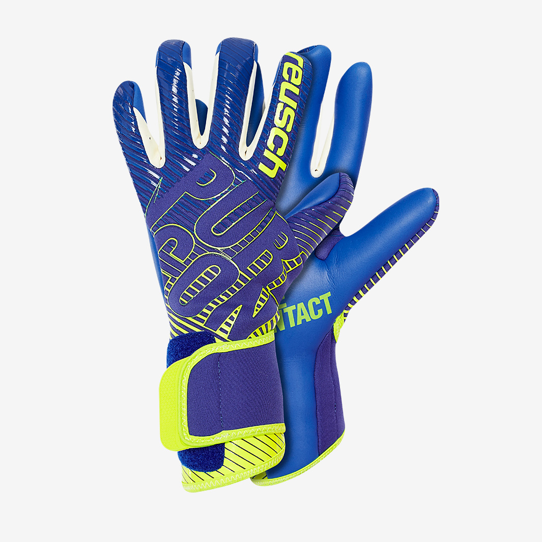 Reusch Pure Contact 3 G3 Duo - Blu Scuro/Giallo Safety/Blu Scuro ...