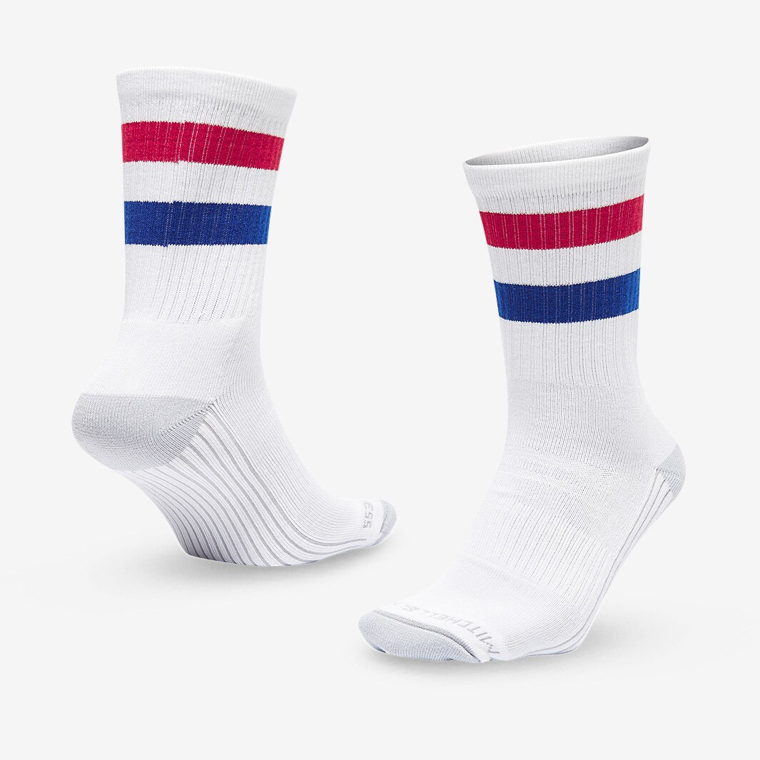 Mens Clothing - Mitchell & Ness Branded Crew Sock - White - Socks