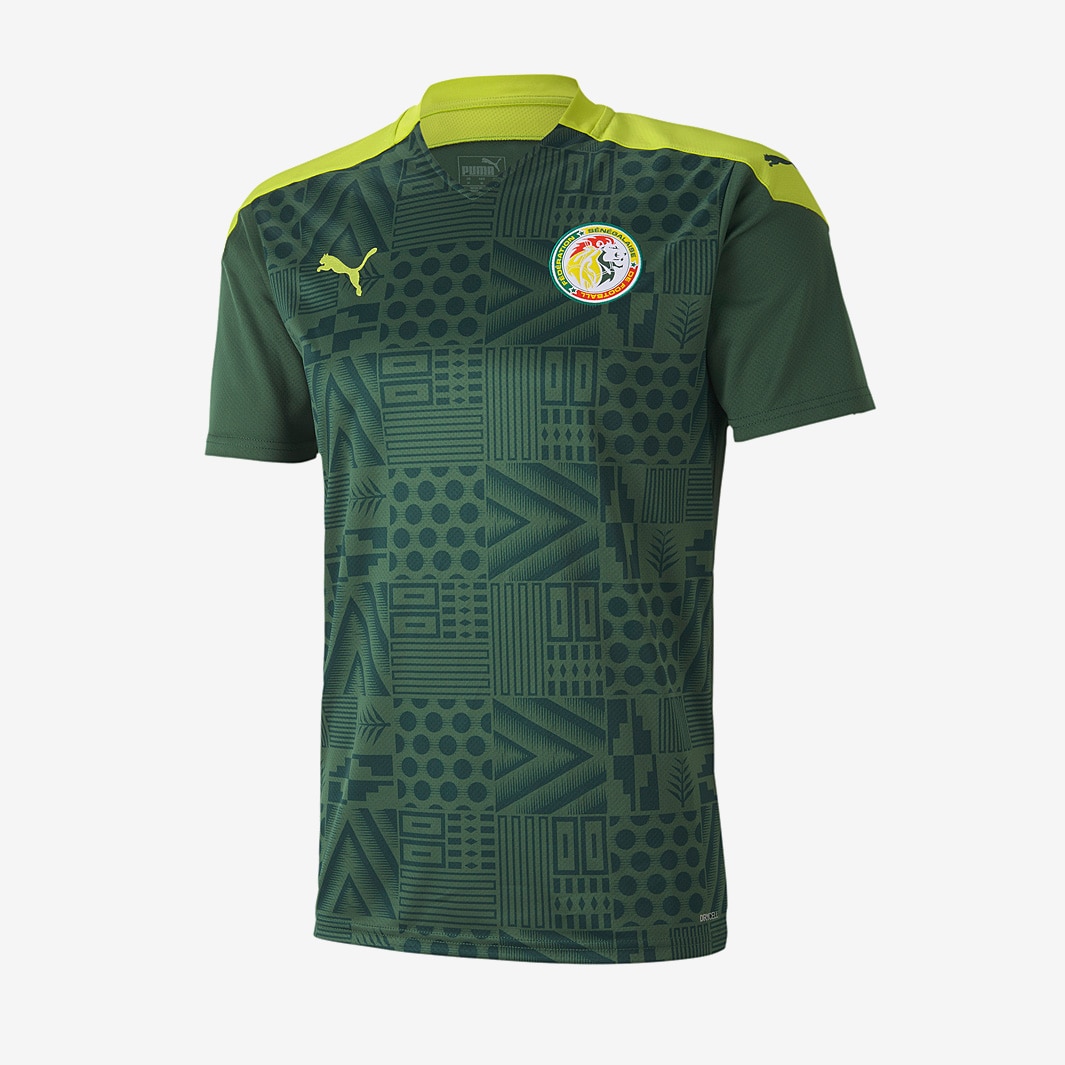 Puma Senegal 2020 Away jersey Replica - Dark Green/Limepunch - Mens ...