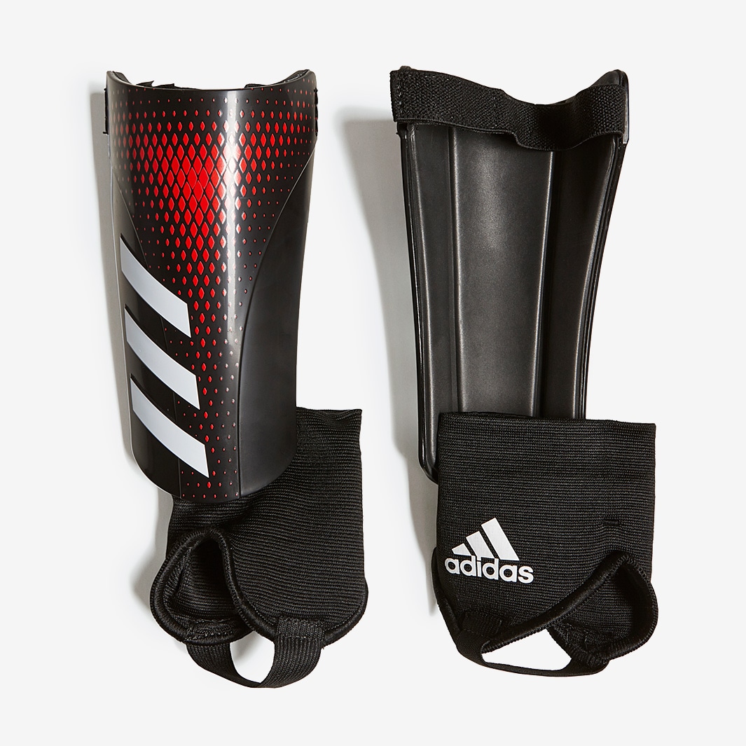 adidas Kids Predator Match Shinguard - Black/Active Red - Shinpads ...