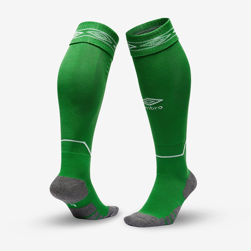 Umbro Diamond Top Socks - Emerald/White - Mens Football Teamwear