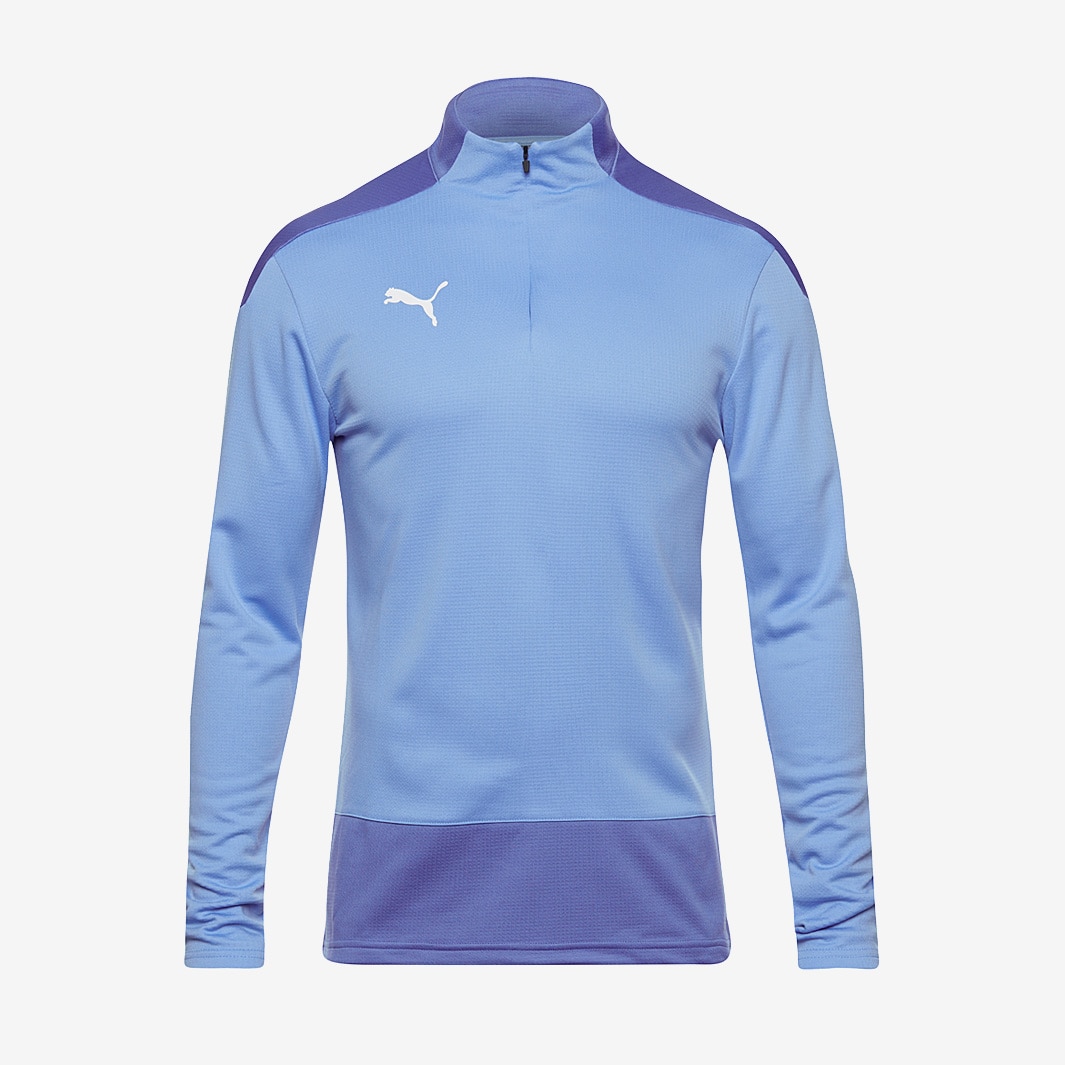 Puma Goal 23 Training 1/4 Zip Top - Team Light Blue/Blue Yonder - Mens ...