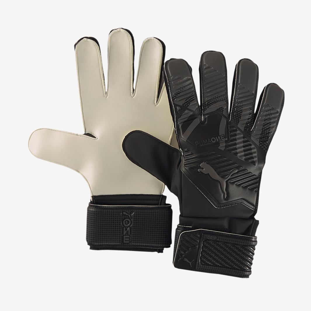 Puma One Grip 4 RC - Puma Black/Asphalt/Puma White - Mens Gloves - Roll ...