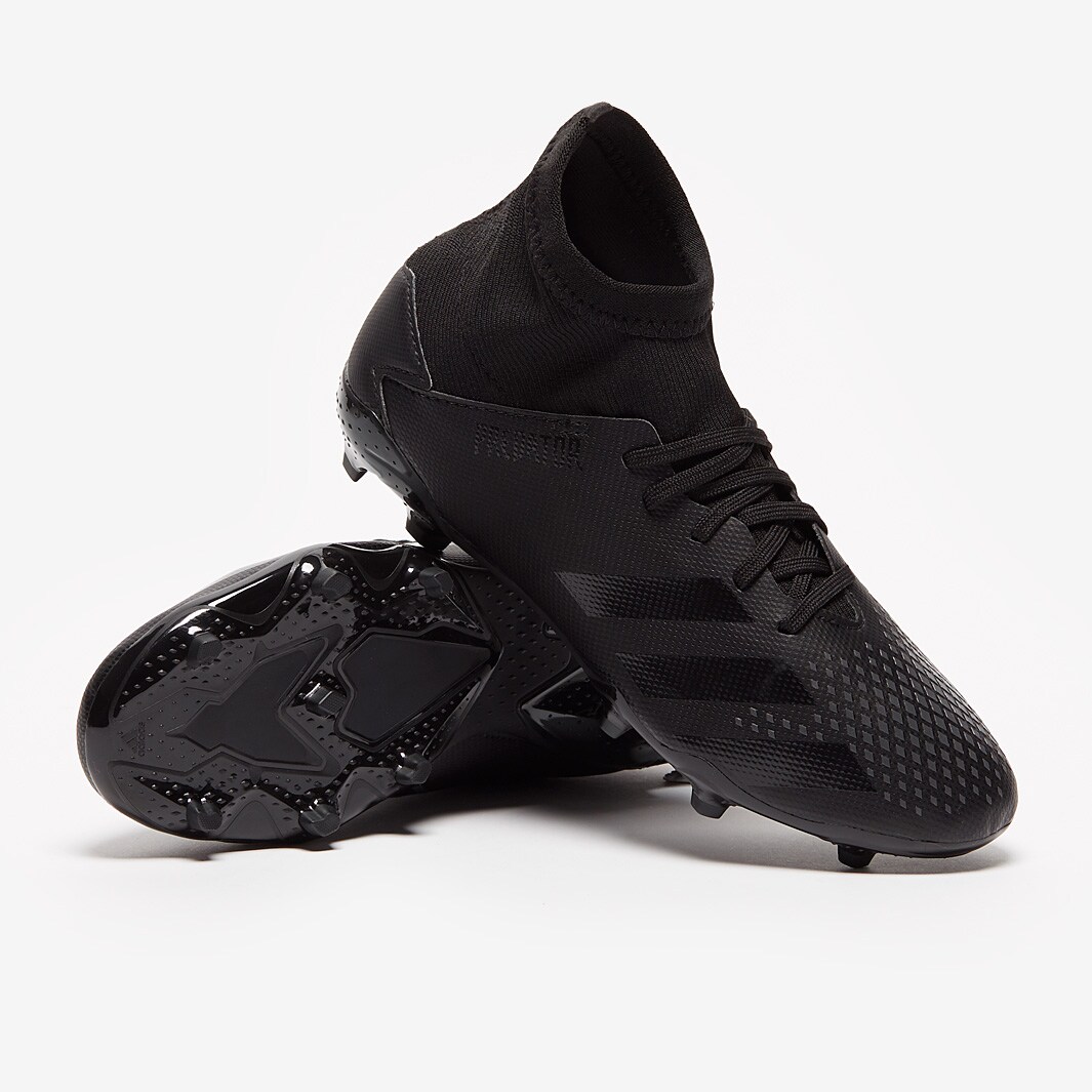 adidas Predator 20.3 FG Junior - Core Black/Solid Grey - Junior Cleats ...