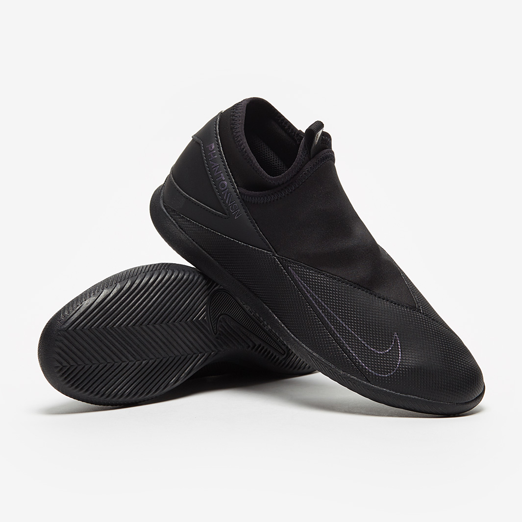Nike Phantom VSN II Club DF IC - Noir/Noir - Terrain indoor - Crampons ...