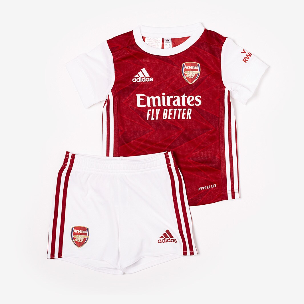 adidas Arsenal 2020/21 Home Baby Kit - Active Maroon/White Bottom ...