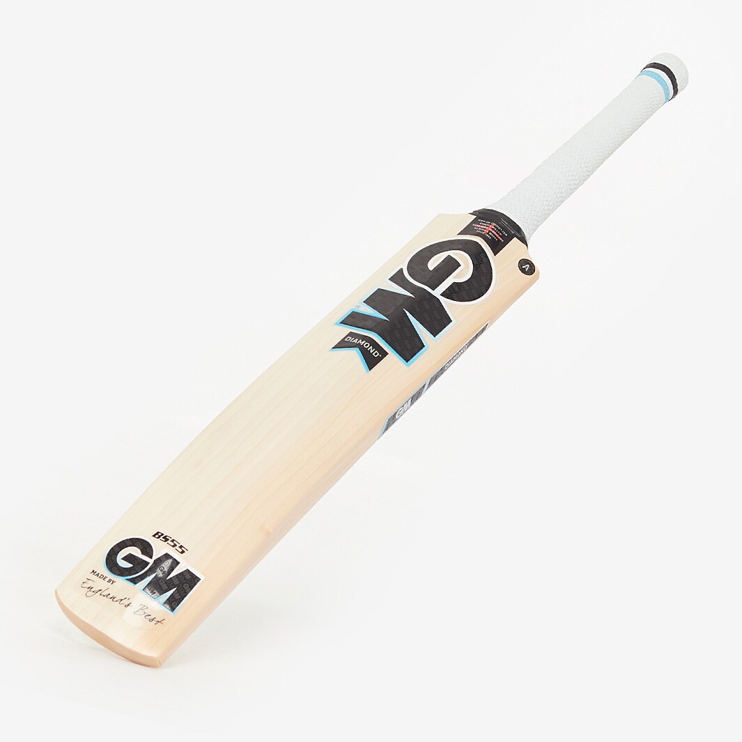Gunn & Moore Diamond Premier H Cricket Bat - White/ Blue - Junior ...