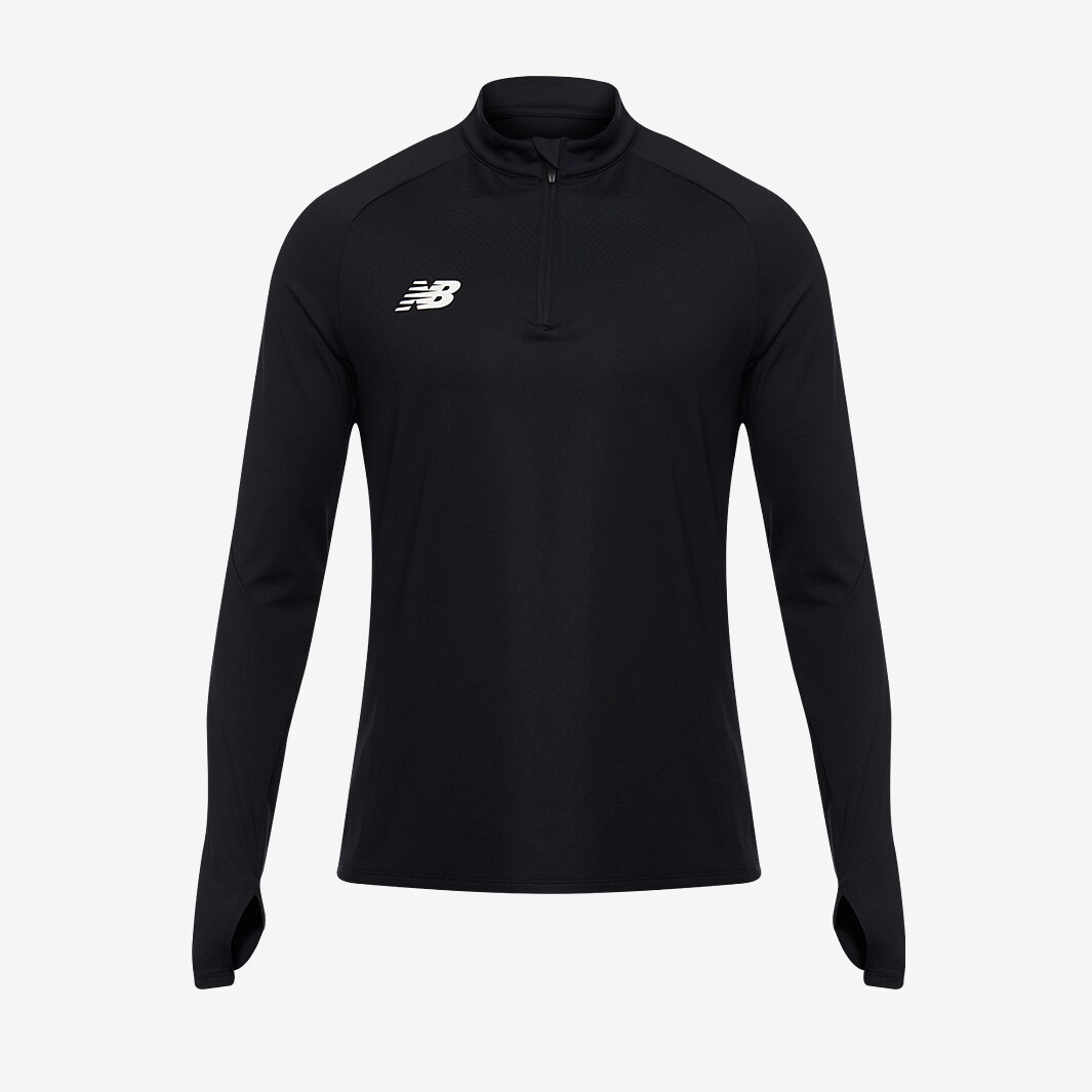 New Balance 1/4 Zip Midlayer - Black - Mens Football Teamwear | Pro ...