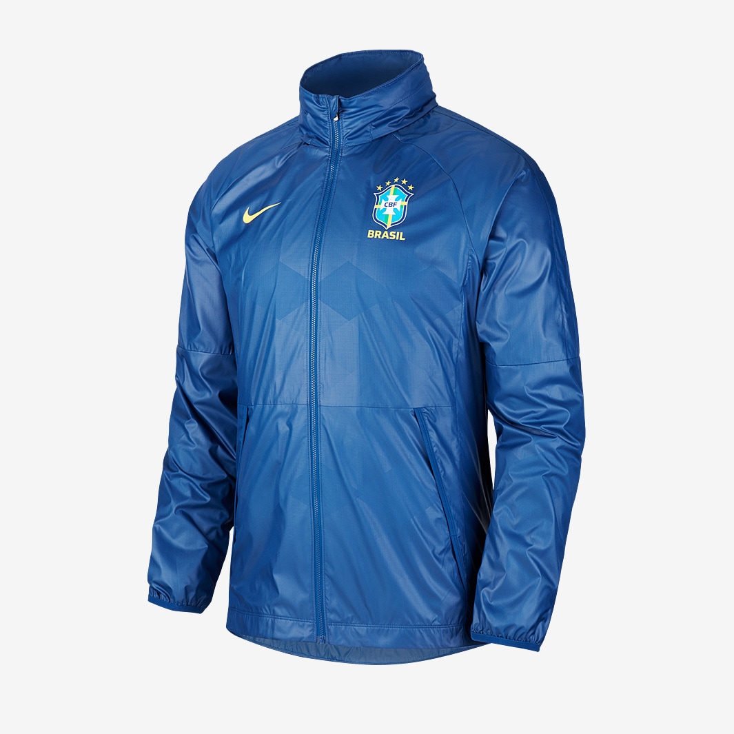 Nike Brazil 2020 AWF Lite Jacket - Coastal Blue/Soar/Midwest Gold ...