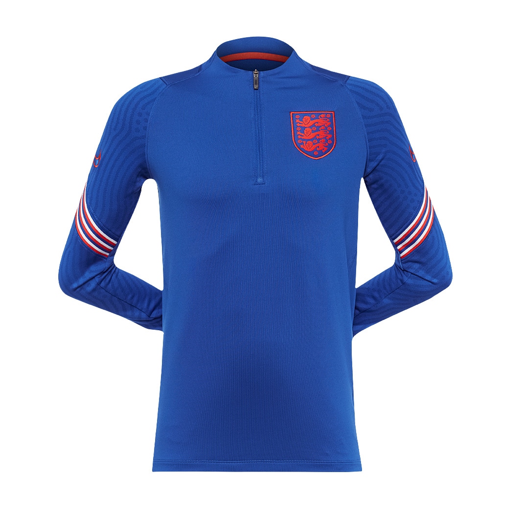 Nike England 2020 Kids Dry Strike Drill Top - Sport Royal/Challenge Red ...