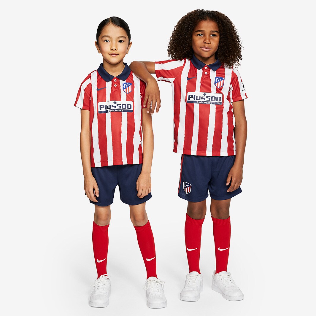 Nike Atletico Madrid 20/21 Little Kids Home Kit - Sport Red/Midnight ...
