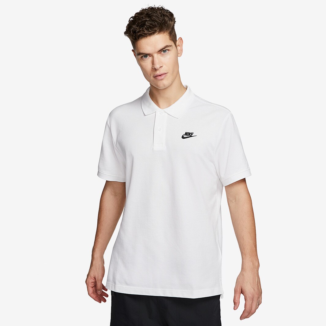 Nike Sportswear Polo Matchup - White/Black - Mens Clothing