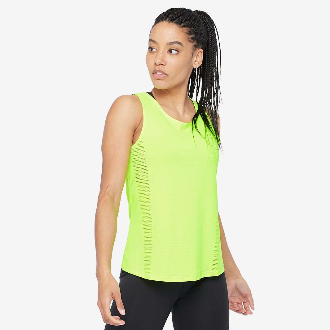 do Womens Sheer Speed Tank - Neon Yellow -Womens Clothing | Pro:Direct ...