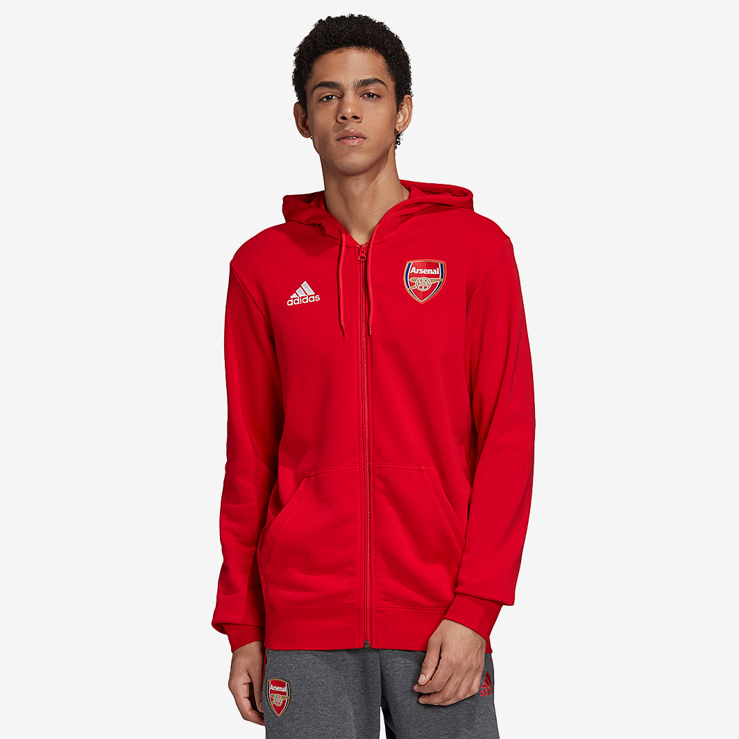 Sweat adidas Arsenal 20/21 3S FZ HD - Cramoisi - Maillots et tenues ...
